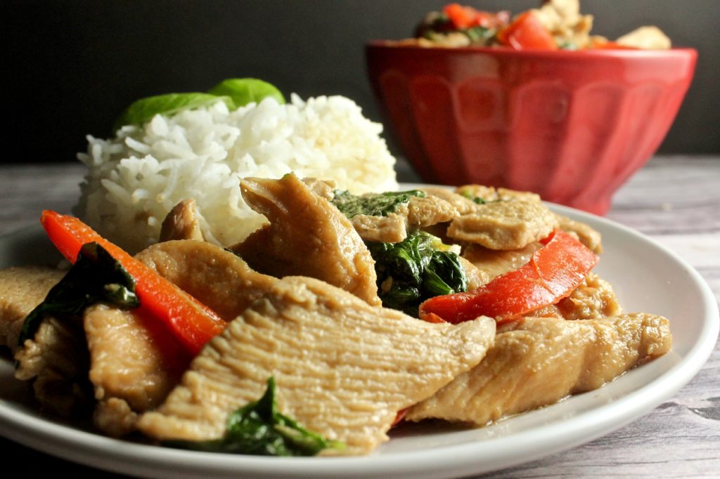 Pad Grapow (Thai Basil Chicken) - The Richmond avenue
